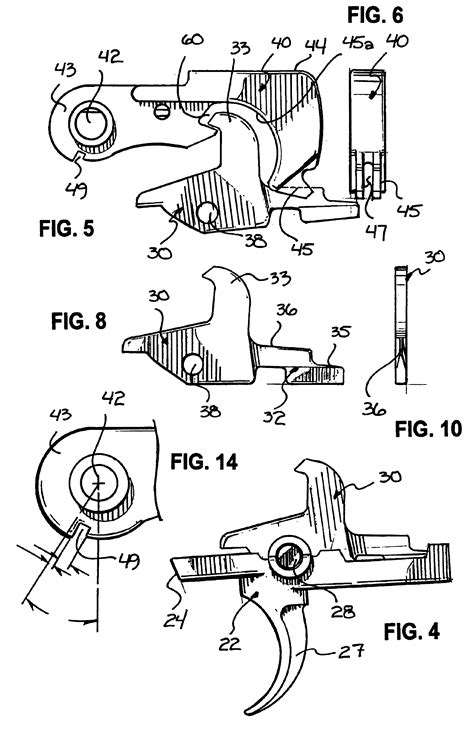 Trigger Mechanism Drawing Patents Patent Google Sketch Coloring Page