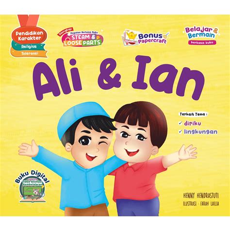 jual buku cerita digital ali and ian shopee indonesia