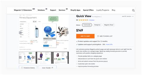 key features and top providers of magento 2 quick view