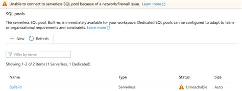 Networkfirewall Issue For Azure Synapse Analytics Sql Pool Microsoft Qanda