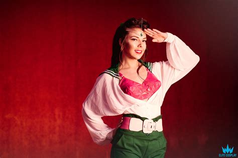 Pin Up Sailor Jupiter Photo Shoot Eccc 2016 Elite Cosplay