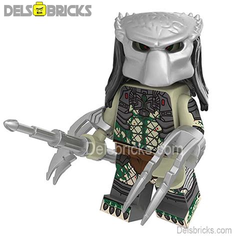 The Predator Green Yautja Lego Minifigures Custom Toys Silicon Power Store Us