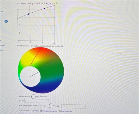 Solved Let C Be The Curve Y 2x For 2 9 Chegg Com