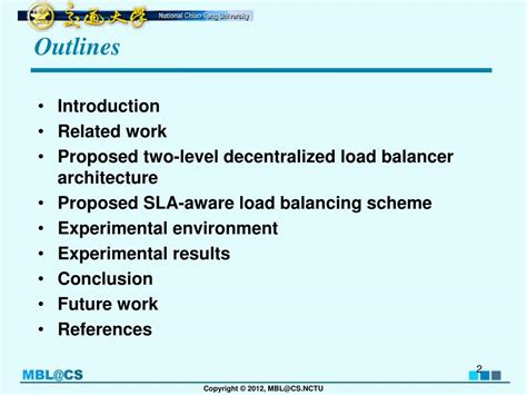 ppt an sla aware load balancing scheme for cloud datacenters
