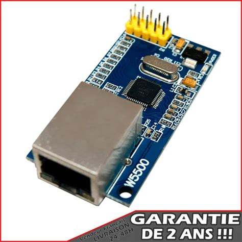 CARTE W5500 ETHERNET Adaptateur Spi Tcp Udp Rj45 Esp8266 Arduino