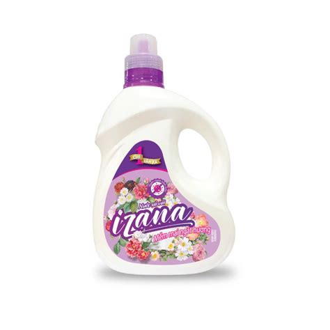 Nước Xả Vải Izana Mềm Mại Ngát Hương 2kg 6 Can Thùng