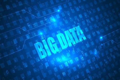 Premium Vector Big Data Connection Innovation Background Binary Code Security And Protection