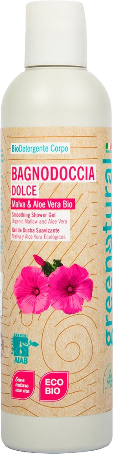 Greenatural Duschgel Malve And Aloe Vera 250 Ml Ecco Verde Onlineshop