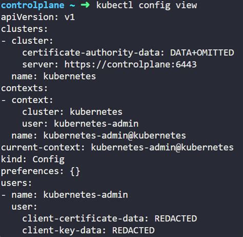 쿠버네티스 Kubeconfig 개념 및 설정