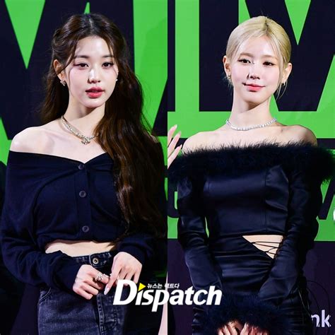 [현장포토] 워너비 쇄골미녀 장원영vs미연 오프숄더룩 디스패치 뉴스는 팩트다