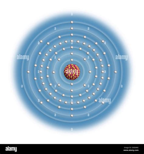 Francium Fr Diagram Of The Nuclear Composition And Electron Configuration Of An Atom Of