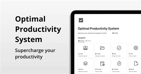 Notion Optimal Productivity System Eazypath