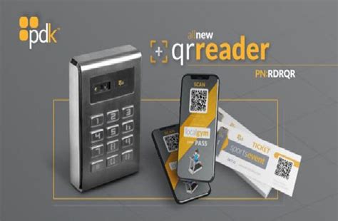 The Pdk Qr And Bar Code Keypad Reader The Qr Reader Is Equipped With A Rugged Backlit Keypad And