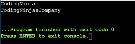 C Concatenate Strings With Examples Coding Ninjas