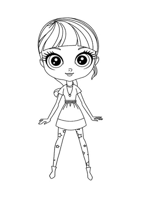 Раскраски, Мари прихорашивается. Онлайн раскраски. Очаровательная Мари ...