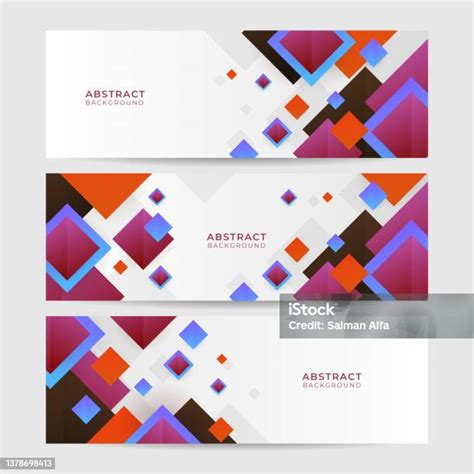 스퀘어 클린 그라데이션 보라색 오렌지 컬러풀 추상 디자인 배너 0명에 대한 스톡 벡터 아트 및 기타 이미지 0명 개념 개념과 주제 Istock