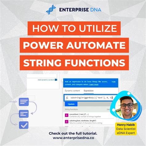 Enterprise Dna Power Automate String Functions Are A Set