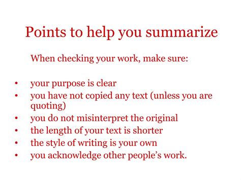 Summarizing And Paraphrasing PPT Resume Writing And Advice Job Search