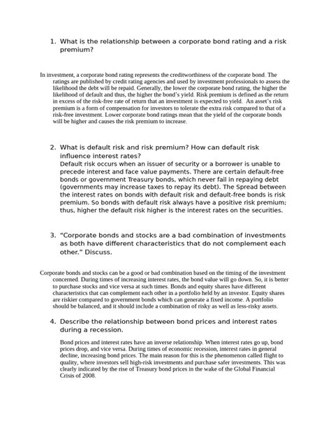 Chapter 5 Pratise Quantitative Problems Pdf Bonds Finance Yield Curve