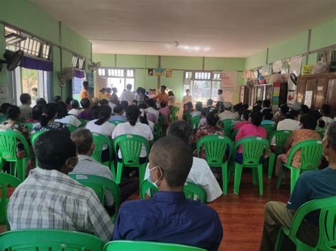 သံဖြူဇရပ်မြို့နယ်၊ ကျိုက္ခမီမြို့၌ မျက်စိဝေဒနာရှင်များနှင့်အထွေထွေရောဂါဝေဒနာရှင်များအား အခမဲ့စစ