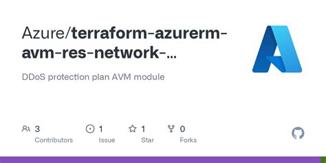 GitHub Azure Terraform Azurerm Avm Res Network Ddosprotectionplan