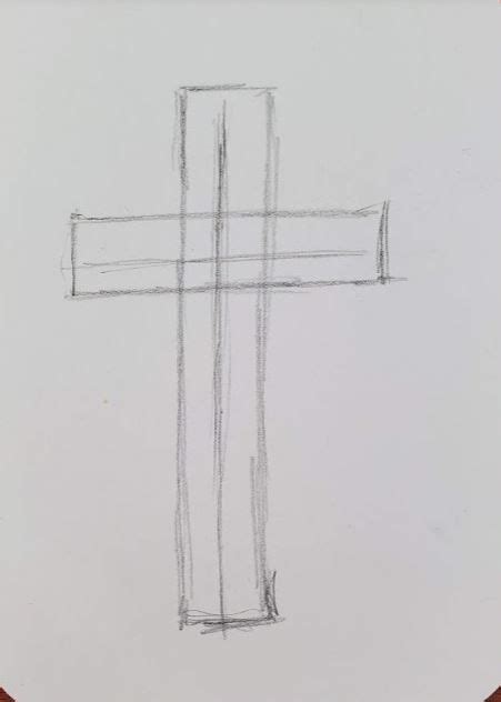 How To Draw A Cross Art By Ro Drawings Cross Drawing Cross Art