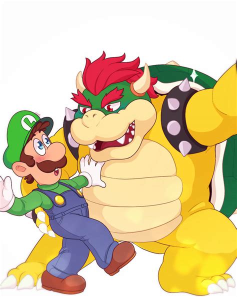 Bowser And Luigi Dancing By Natuski On Deviantart