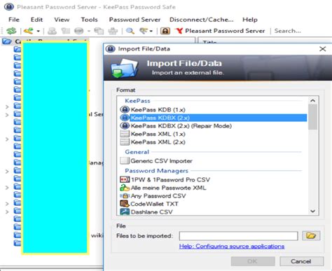 How To Export Passwords From Keepass Database To Pleasant Password Server