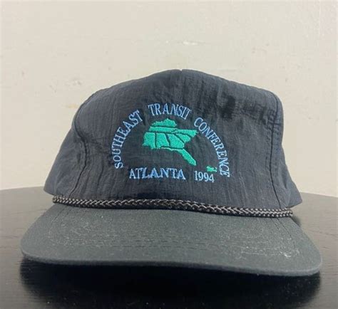 Vintage Atlanta Southeast Transit Conference Snapback Hat Osfa Railway