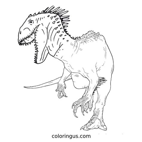 Indominus Rex Coloring Page Indominus Rex Printable Indominus Rex