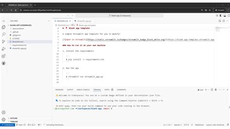 Mi Primera Aplicación con Streamlit Usando GitHub Codespaces CursoPython com