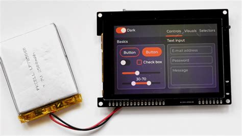 Esp32 Dev Kit Includes Touchscreen And Optional Thermal Imaging