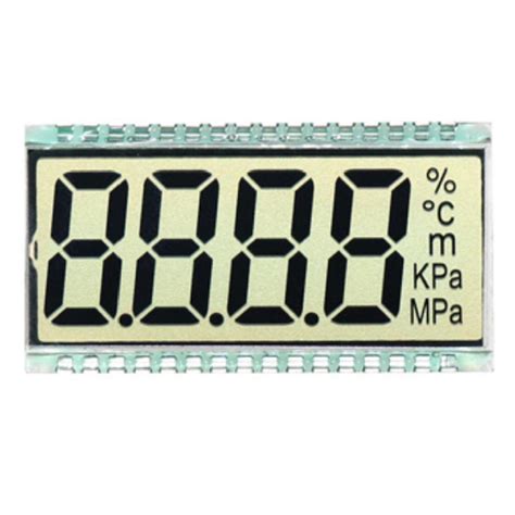 7 Segment Lcd Display 4 Digit 8 Digits 7 Segments Lcd Monochrome Lcd