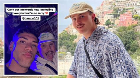 Nrl News 2022 Jordan Riki Tribute To Liam Hampson Found Dead In Barcelona Wayne Bennett