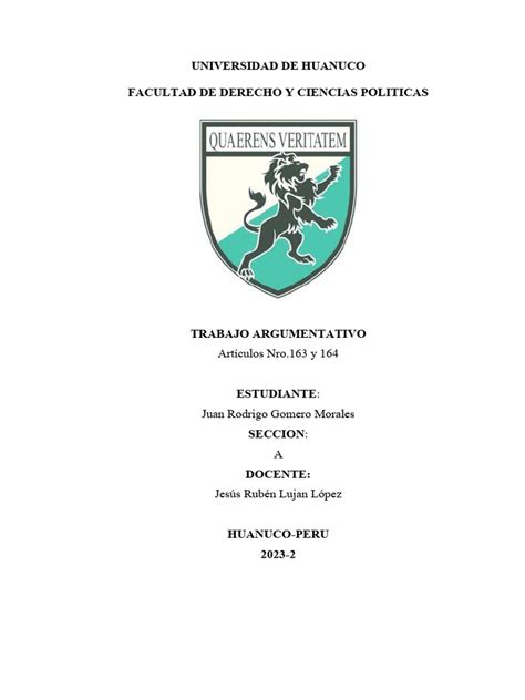 Artículos Nro 163 Y 164 Cpp Pdf Seguridad Nacional Estado Política