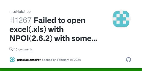 Failed To Open Excel Xls With NPOI With Some Object Not Identified Issue