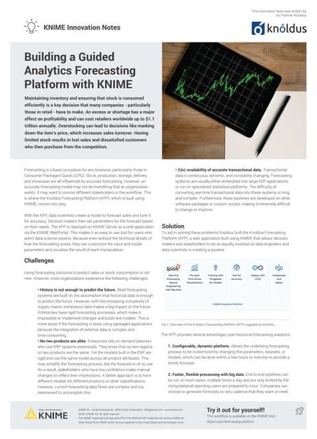 building a guided analytics forecasting platform with knime pdf