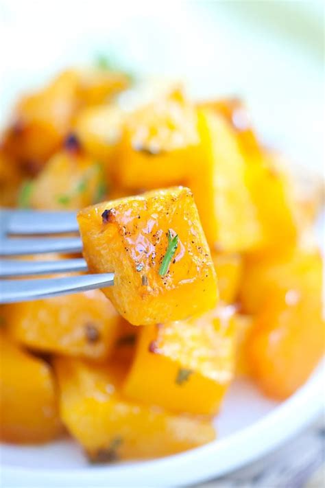 Honey Roasted Butternut Squash Easy Delicious Recipes
