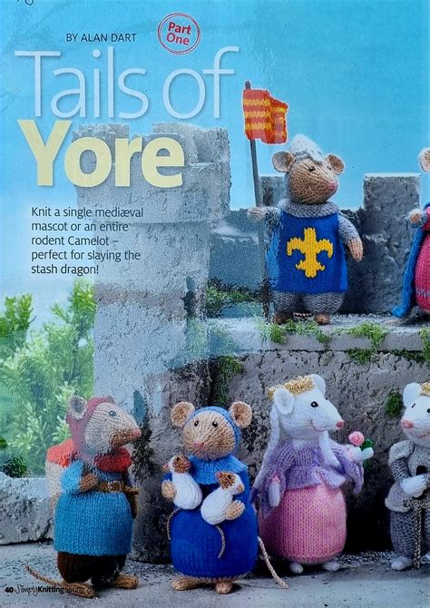 ALAN DART Tails Of Yore Toy Knitting Pattern Part 1 And 2 The Old Toy Knitting Shop