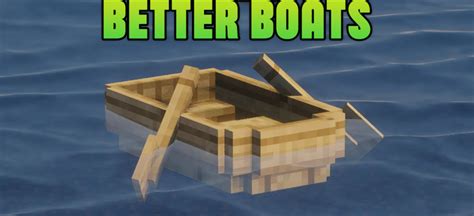 Better Boats For Minecraft 1218
