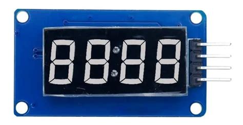 Modulo Display 4 Digitos Controlador Tm1637 4 Pines Arduino En Venta En