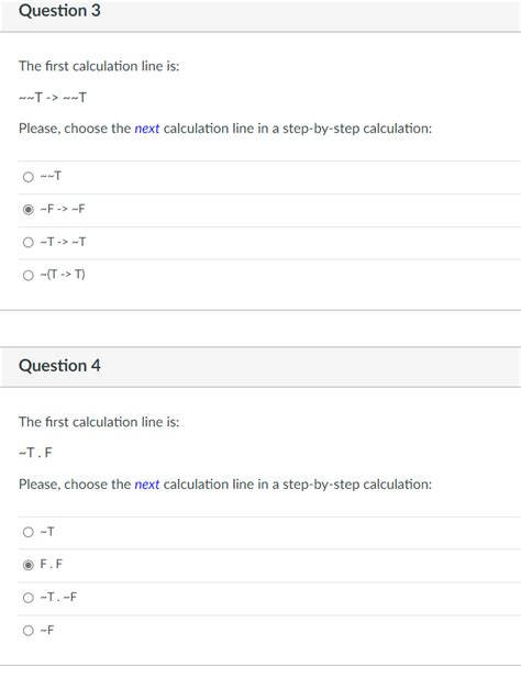 Solved The First Calculation Line Is ∼ft Please Choose