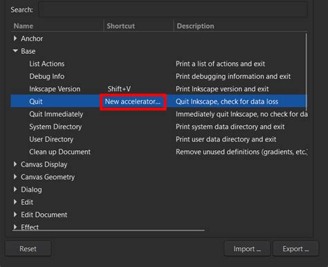 Inkscape Keyboard Shortcuts Imagy