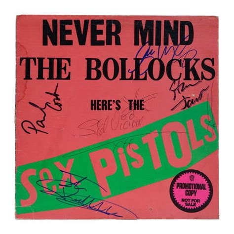 Very Very Rare Sex Pistols Signed Album