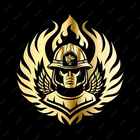 Classic Firefighter Emblems Truck Helmet Hydrant Axes Maltese Cross