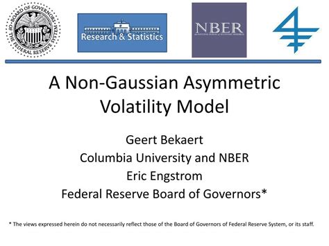 Ppt A Non Gaussian Asymmetric Volatility Model Powerpoint