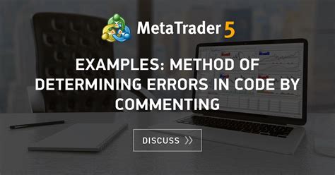 Examples Method Of Determining Errors In Code By Commenting Trend Indicators Articles