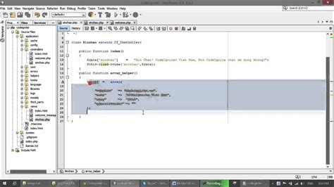 Bài 3 Array Helper Codeigniter Codeigniter Việt Nam Youtube