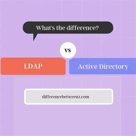 Difference Between Ldap And Active Directory Difference Betweenz