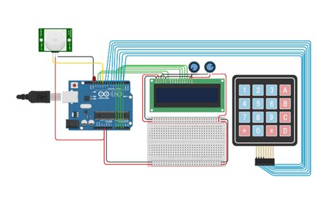 Circuit Design датчик движения раб но как Tinkercad